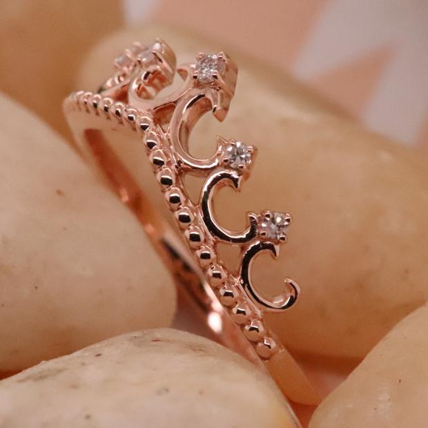 Rose Gold Crown Rings